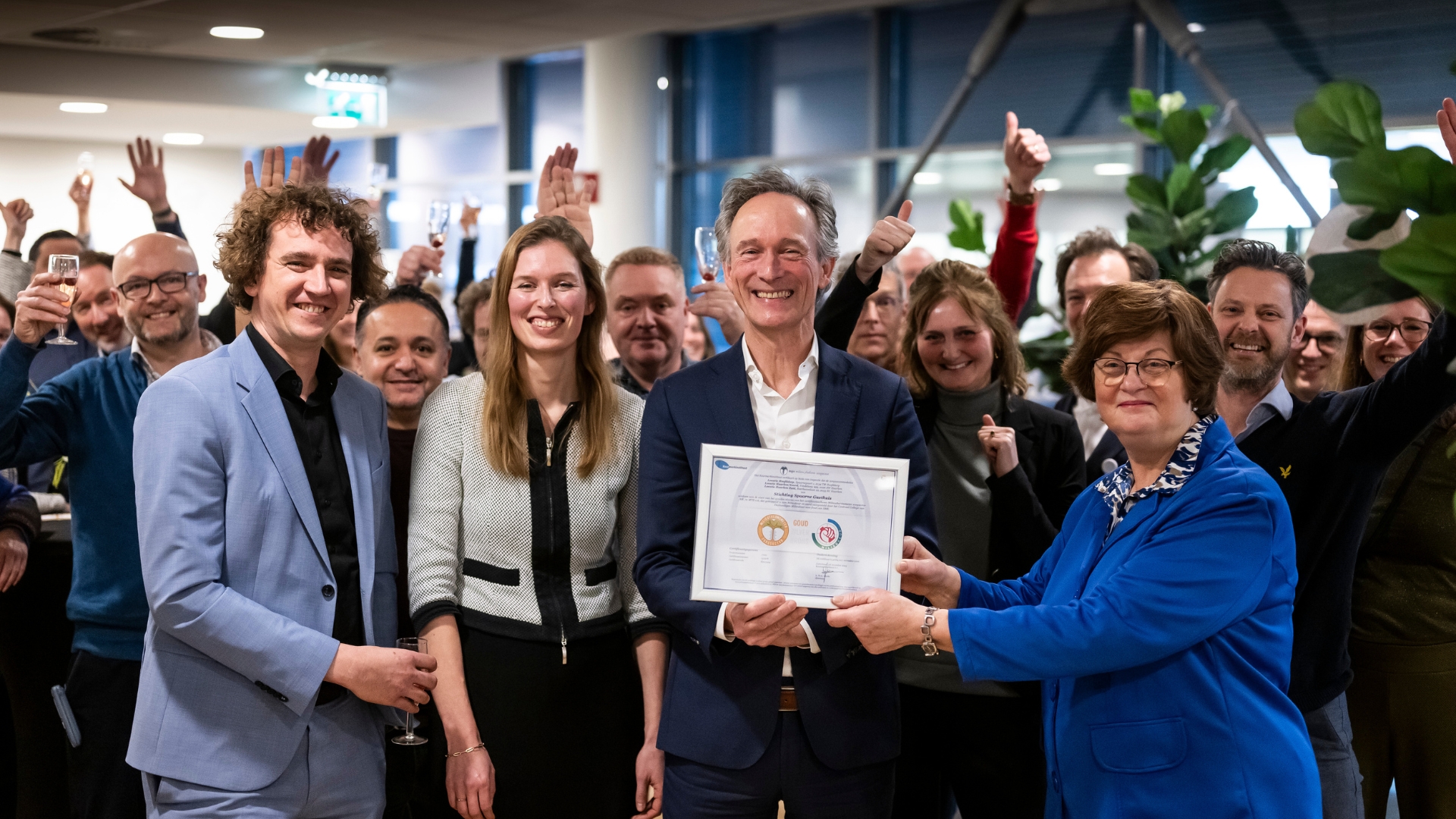 Gouden certificaat Milieuthermometer Zorg | Spaarne Gasthuis